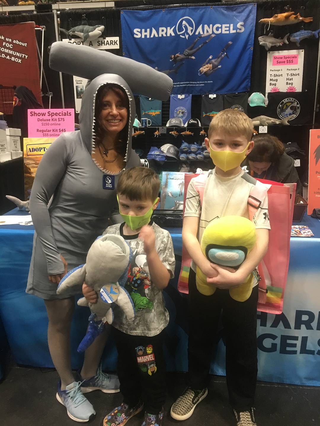 Shark Adoption Wall NY Comic Con 2022 | Shark Angels